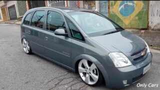 Meriva Rebaixada com Susp. a Ar e Rodas 18" - Only Cars