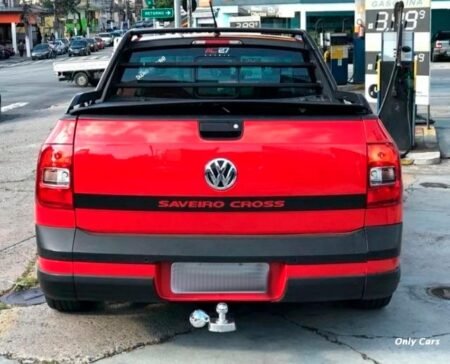Saveiro Cross Rebaixada Vermelha - Only Cars