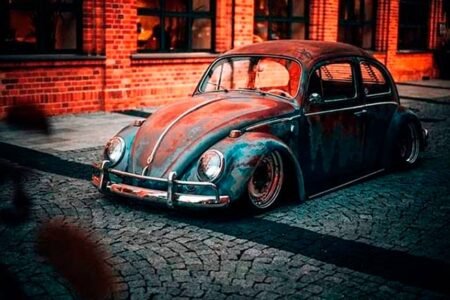 Fusca Rat Look Hoodride rebaixado - Only Cars